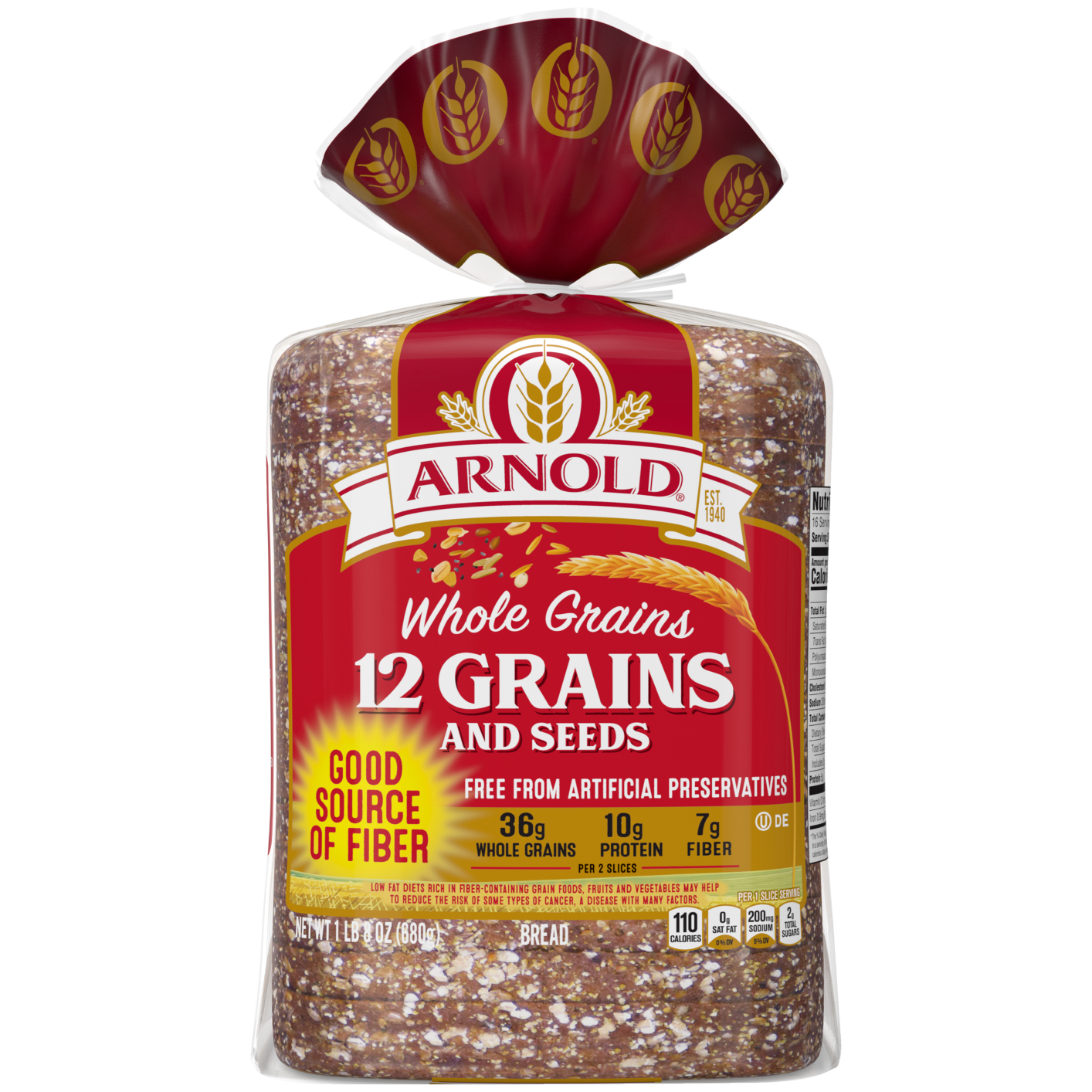 Arnold® Premium Breads | 12 Grains and Seeds